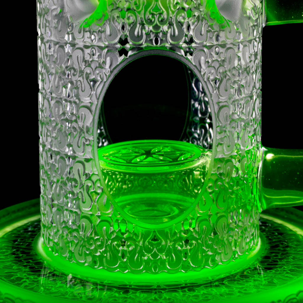 Illuminati Lime Purple Straight Fab - Mothership Glass | Official