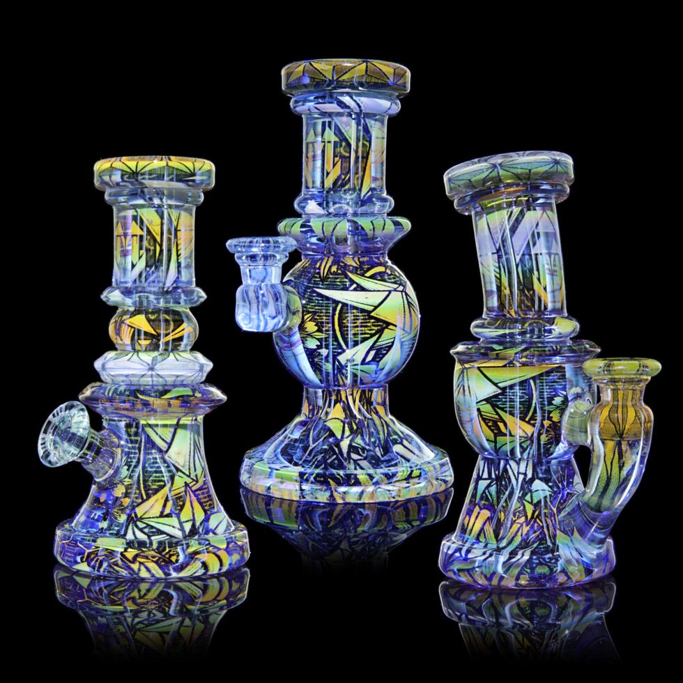 "The Fold" Rig Shaped Chillum - Mothership Glass | Official