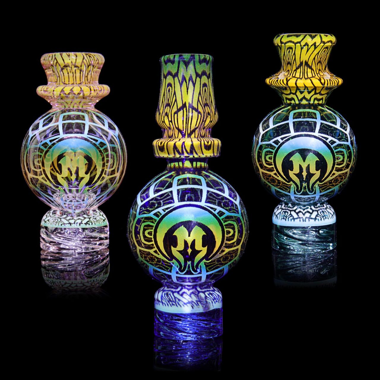 Hologram Bubble Spin Cap - Mothership Glass | Official